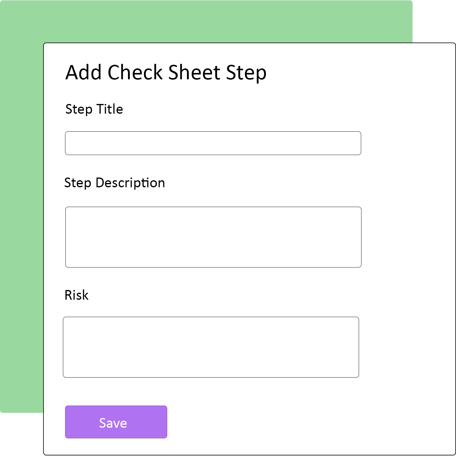 Safety Check Sheets – Simpletrak